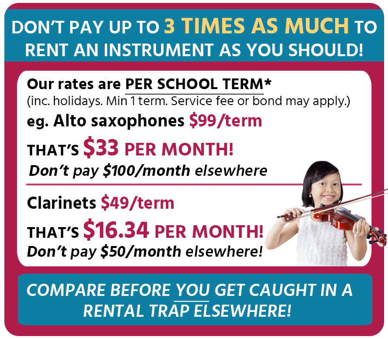 Music Instrument Rentals Brisbane | School Band & Orchestra | Perform Music