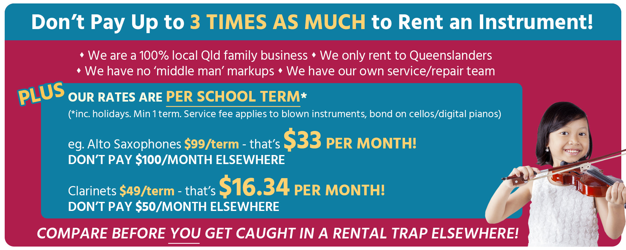 Perform Music Rentals: Home Page